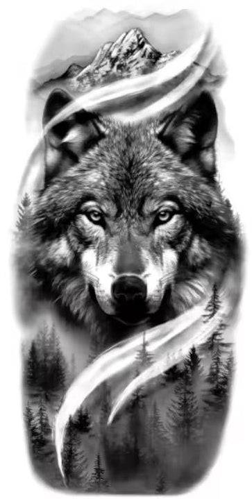 Wolf_ Anger – MapleInk Tattoos